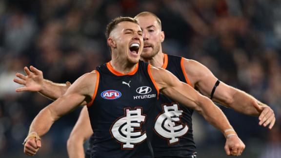 Cripps boots the sealer as Carlton upset Geelong - ESPN Video