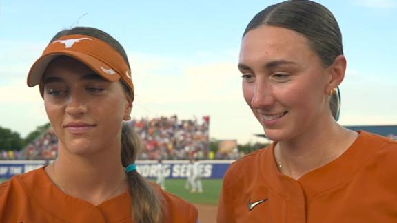 Texas' Kavan, Altmeyer discuss what this WCWS win means to them - ESPN ...