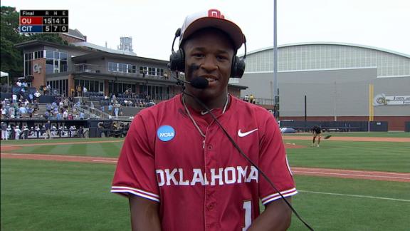 OU's Jason Walk details early momentum rush after leadoff HR vs ...
