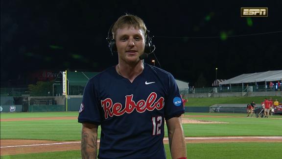 Dom Decker relives walk off to advance Ole Miss to Super Regionals ...