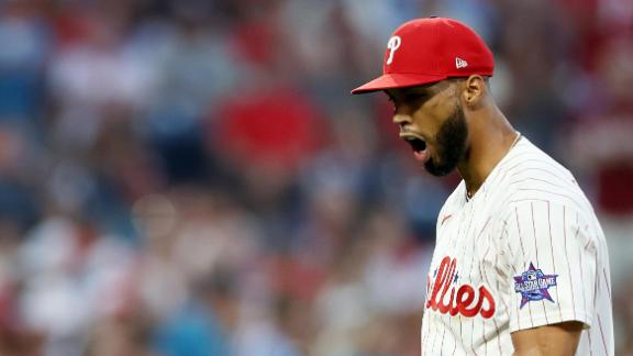 The moment left-hander Christopher Sanchez made MLB history - ESPN Video