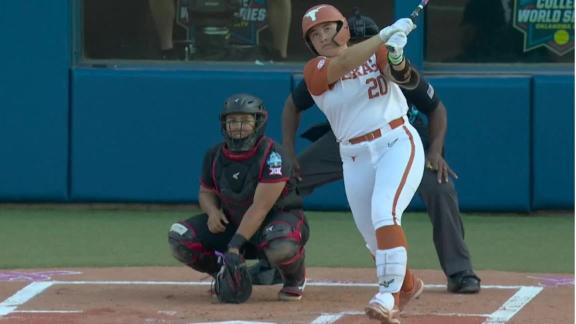 Katie Stewart responds with a 2-run homer for Texas - ESPN Video