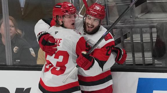 Jackson Blake puts Canes up 2-0 in the 2nd period of Game 6 - ESPN Video