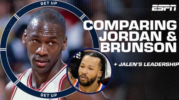 JALEN BRUNSON-MICHAEL JORDAN COMPARISONS How the Knicks' captain GOT IT ...