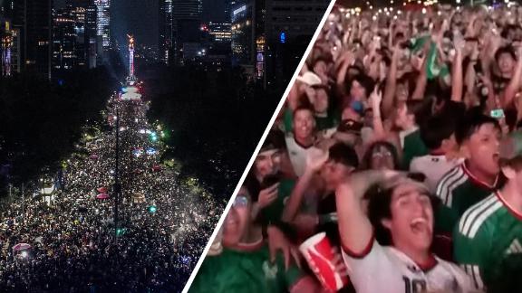 How Mexicans celebrated being the first team to progress to the World ...