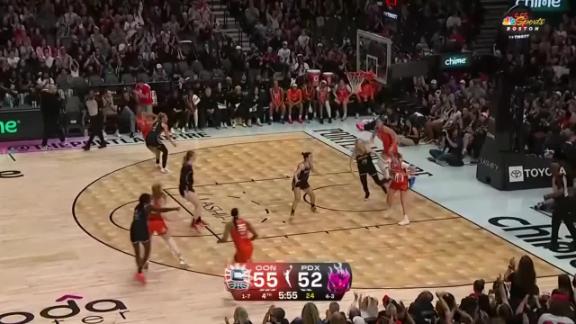 Teja Oblak hits the basket - ESPN Video