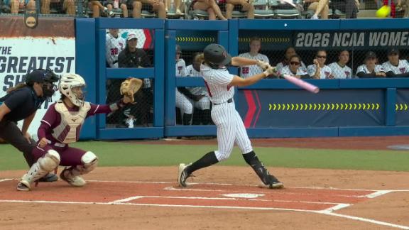 Jackie Lis gets Texas Tech started with a homer - ESPN Video