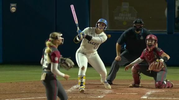 Megan Grant goes deep for a home run for UCLA - ESPN Video