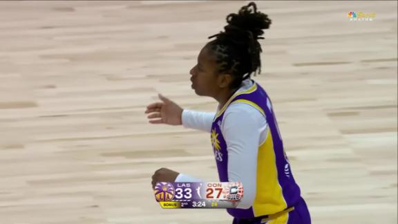 Ariel Atkins nails it from behind the arc - ESPN Video