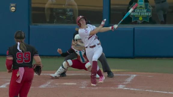 Kinley Pate beats the throw home to pad Bama's lead - ESPN Video