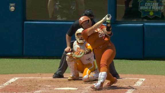 Katie Stewart's dinger puts Texas back in front - ESPN Video