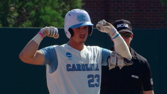 Colin Hynek extends UNC lead with RBI double - ESPN Video