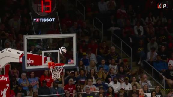 Caitlin Clark nails a step-back 3 - ESPN Video