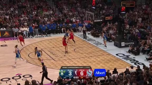 Sarah Ashlee Barker drains the shot - ESPN Video