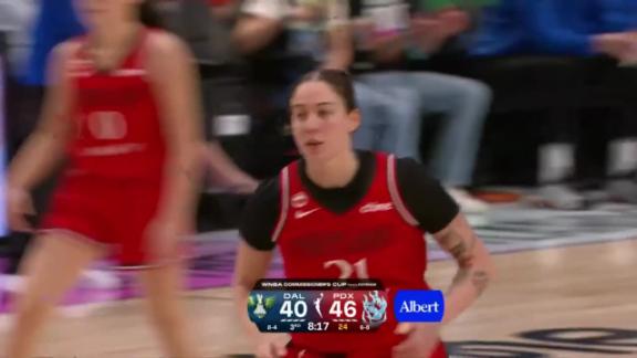 Emily Engstler knocks down the shot - ESPN Video