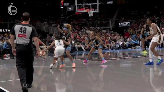 Kelsey Mitchell breaks Paopao's ankles before draining a 3 - ESPN Video