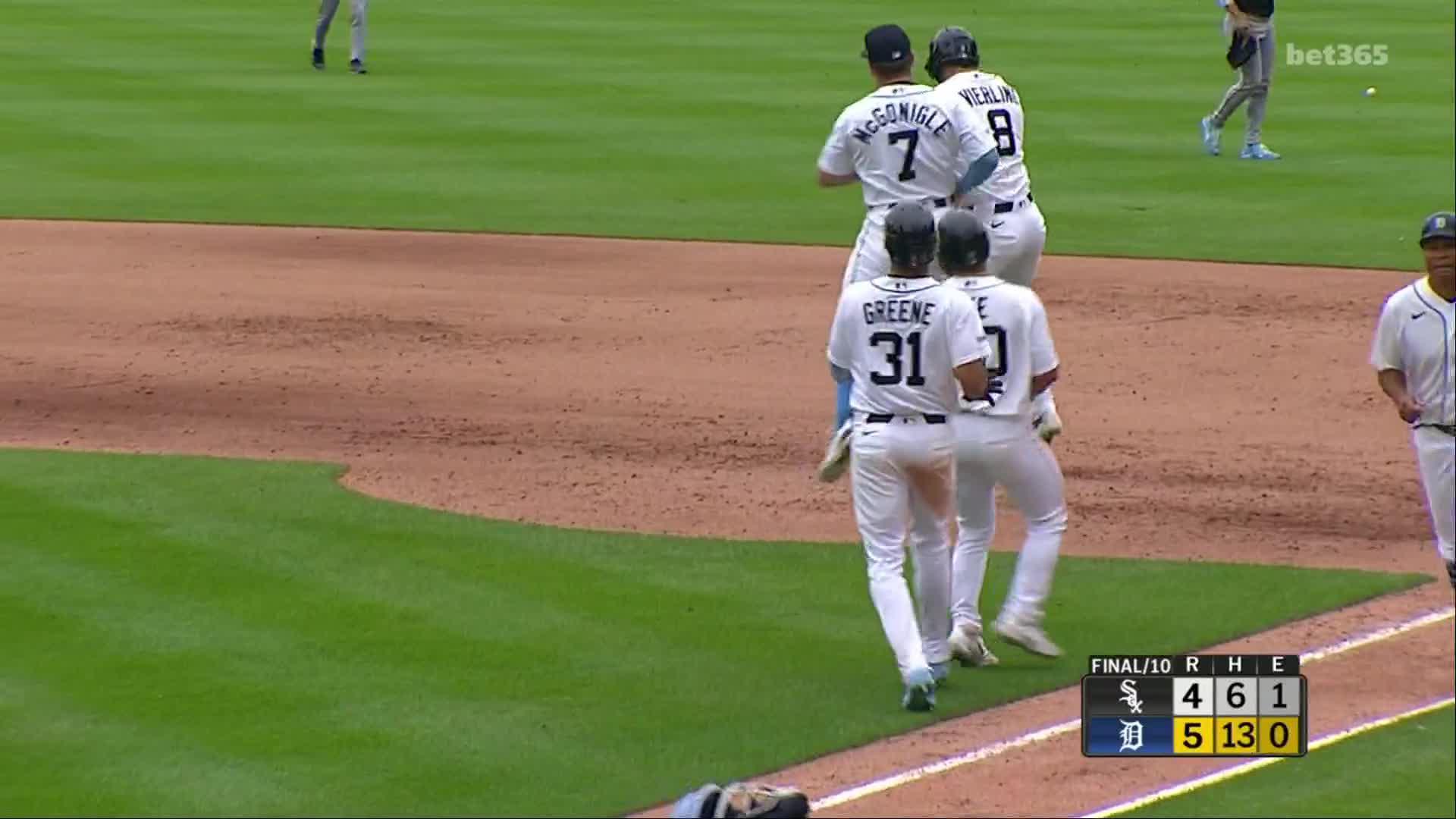 Matt Vierling's 10th-inning walk off completes Tigers' sweep of White ...